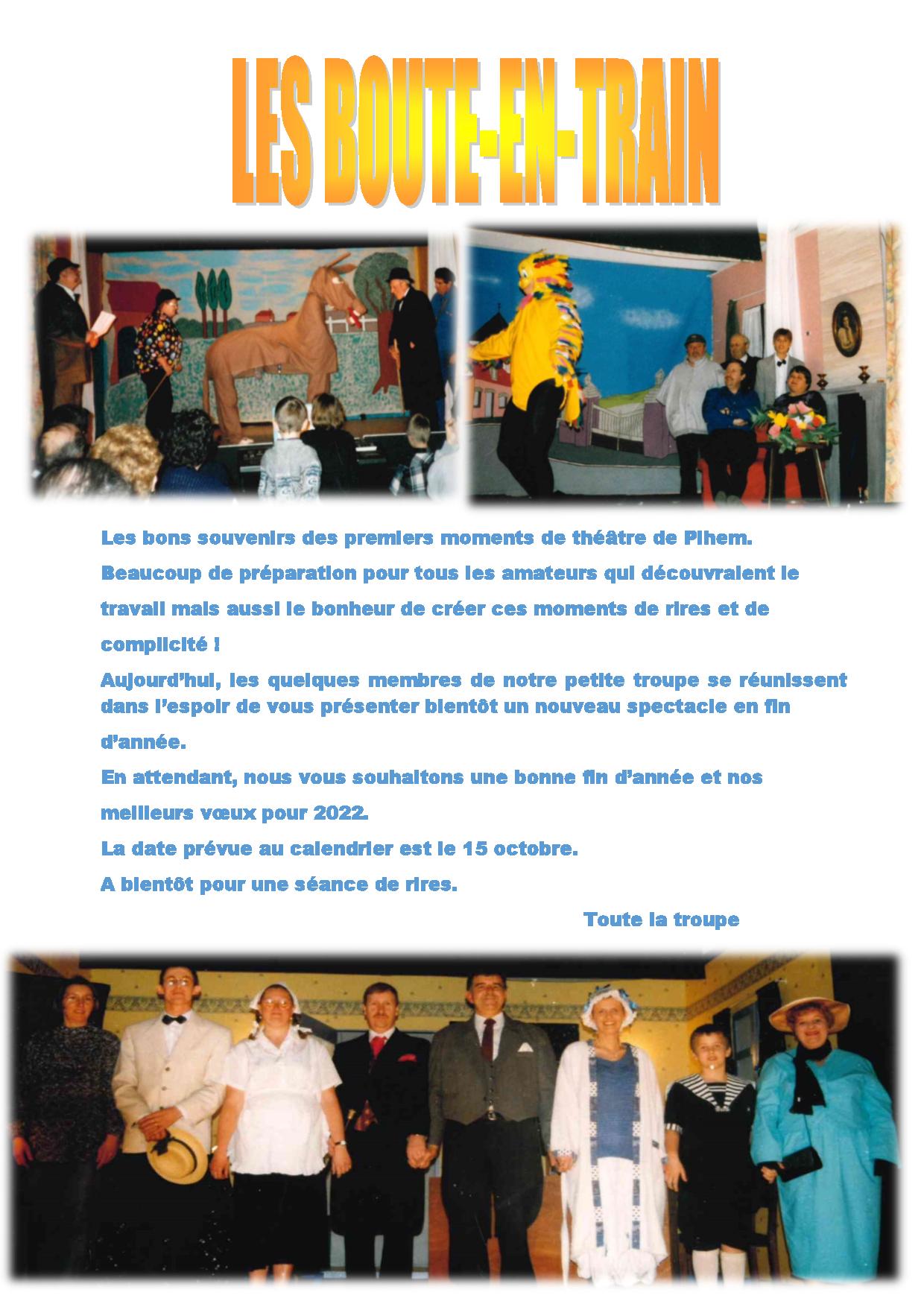 Les Boute en train - Mairie de Pihem